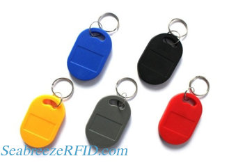 China IC+ID Composite keychain / 13.56MHz+125KHz Dual frequency key ring card supplier
