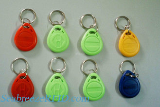China TOPAZ512 chip RFID keychain / NFC large-capacity chip key ring supplier
