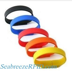 China USB Silicon Wristband / Hi-speed USB2.0 or USB3.0 USB Silicon Wristband supplier