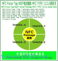 China NFC Forum Tag NDEF format Package, NFC Package, NFC TYPE 1,2,3,4 series Card supplier