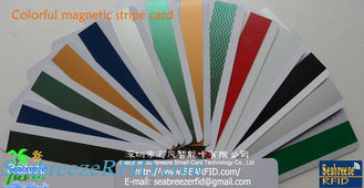 China Colorful magnetic stripe card,gold,silver,green,blue,red,laser magnetic stripe card supplier