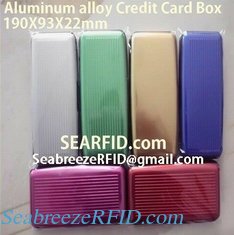 China Aluminum alloy credit card box, Stainless steel card box, European &amp; American styles supplier
