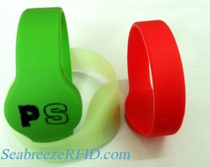 China UHF Silicone Wristband, Soft Silicone Bracelet, EPC GEN2, ISO18000-6C Wristband, Long distance supplier