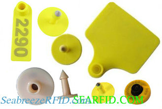 China RFID animal ear tag, Cow, Sheep, Pig, Rabbit, Pet ear tag, Animal identification ear tag, ISO11784, ISO11785, FDX-B supplier