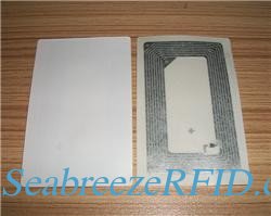 Printable RFID Adhesive paper tag/HF Stickers paper electronic tag/Self-adhesive paper tag supplier