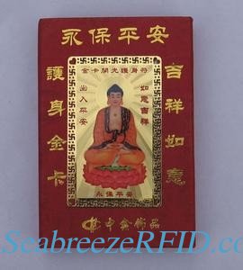 Metal Card / Gold Card / Silver Card / Metal Buddhism Card supplier