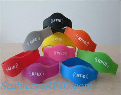 EV1 D21 chip Wristbands / EV1 2K chip Wristbands / NFC Wristbands supplier