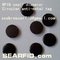 RFID small diameter circular anti-metal tag, Crystal epoxy materials circular anti-metal tag, with 3M adhesive supplier