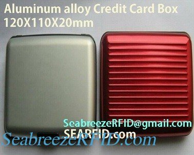 Aluminum alloy credit card box, Stainless steel card box, European &amp; American styles supplier