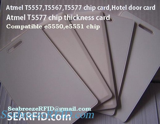 Read/write T5577 chip cards, T5577 LF chip cards, Compatible e5550/e5551 chip supplier