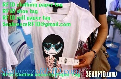 RFID Clothes Paper Tag, RFID Garments Tag, RFID Apparels Tag, RFID Clothing Security Paper Tag, Suitable for Bag, Gift supplier