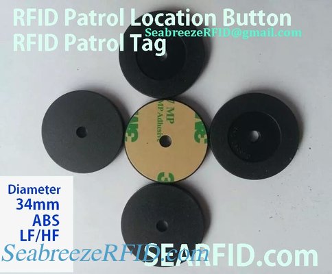 RFID patrol location button, Electronic patrol place tag, Intelligent induction patrol information button, patrol button supplier