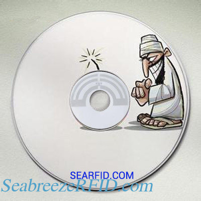 CD, DVD disc management RFID label, DVD disc management RFID sticker supplier